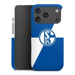 DeinDesign iPhone 17 Pro Handy Premium Case Smartphone Handyh&uuml;lle Schutzh&uuml;lle gl&auml;nzend Official Licensed Product Fc Schalke 04 Bundesliga Premium Case