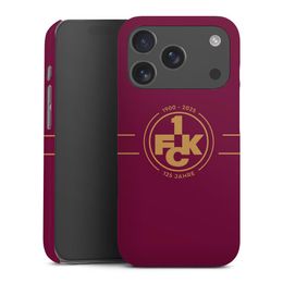 DeinDesign iPhone 17 Pro Handy Premium Case Smartphone Handyh&uuml;lle Schutzh&uuml;lle gl&auml;nzend 1. Fc Kaiserslautern Official Licensed Product 125 Jahre Premium Case