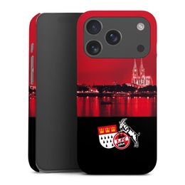 DeinDesign iPhone 17 Pro Handy Premium Case Smartphone Handyh&uuml;lle Schutzh&uuml;lle gl&auml;nzend 1. Fc K&ouml;ln Skyline Official Licensed Product Premium Case