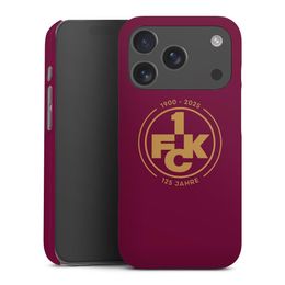 DeinDesign iPhone 17 Pro Handy Premium Case Smartphone Handyh&uuml;lle Schutzh&uuml;lle gl&auml;nzend 125 Jahre 1. Fc Kaiserslautern 1. Fck Premium Case