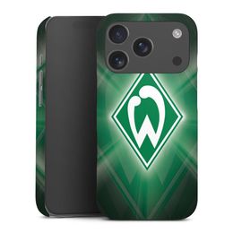 DeinDesign iPhone 17 Pro Handy Premium Case Smartphone Handyh&uuml;lle Schutzh&uuml;lle gl&auml;nzend Sv Werder Bremen Coat Of Arms Official Licensed Product Premium Case