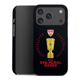 DeinDesign iPhone 17 Pro Handy Premium Case Smartphone Handyh&uuml;lle Schutzh&uuml;lle gl&auml;nzend Trophy Official Licensed Product Vfb Stuttgart Premium Case