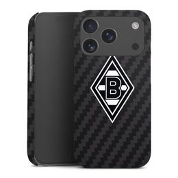 DeinDesign iPhone 17 Pro Handy Premium Case Smartphone Handyh&uuml;lle Schutzh&uuml;lle gl&auml;nzend Borussia M&ouml;nchengladbach Carbon Gladbach Premium Case