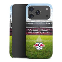 DeinDesign iPhone 17 Pro Handy Premium Case Smartphone Handyh&uuml;lle Schutzh&uuml;lle gl&auml;nzend Stadium Rb Leipzig Official Licensed Product Premium Case