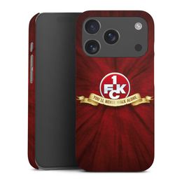 DeinDesign iPhone 17 Pro Handy Premium Case Smartphone Handyh&uuml;lle Schutzh&uuml;lle gl&auml;nzend Logo Official Licensed Product 1. Fc Kaiserslautern Premium Case