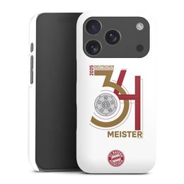 DeinDesign iPhone 17 Pro Handy Premium Case Smartphone Handyh&uuml;lle Schutzh&uuml;lle gl&auml;nzend Official Licensed Product Master Fc Bayern M&uuml;nchen Premium Case