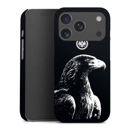DeinDesign iPhone 17 Pro Handy Premium Case Smartphone Handyh&uuml;lle Schutzh&uuml;lle gl&auml;nzend Attila Official Licensed Product Eintracht Frankfurt Premium Case