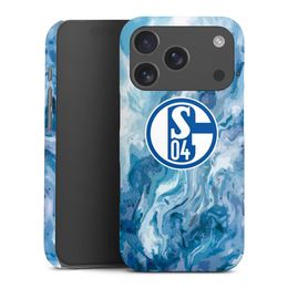DeinDesign iPhone 17 Pro Handy Premium Case Smartphone Handyh&uuml;lle Schutzh&uuml;lle gl&auml;nzend Logo Fc Schalke 04 Merchandise Premium Case