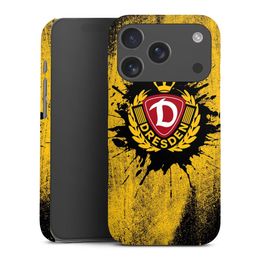 DeinDesign iPhone 17 Pro Handy Premium Case Smartphone Handyh&uuml;lle Schutzh&uuml;lle gl&auml;nzend Official Licensed Product Soccer Sg Dynamo Dresden Premium Case