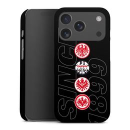 DeinDesign iPhone 17 Pro Handy Premium Case Smartphone Handyh&uuml;lle Schutzh&uuml;lle gl&auml;nzend Eagle Logo Eintracht Frankfurt Premium Case
