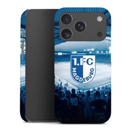 DeinDesign iPhone 17 Pro Handy Premium Case Smartphone Handyh&uuml;lle Schutzh&uuml;lle gl&auml;nzend Stadium 1. Fcm 1. Fc Magdeburg Premium Case