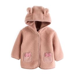 next Fleece Jacket girl Pink size 3-6 mths