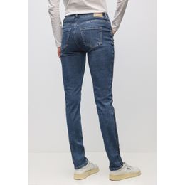 Slim-fit-Jeans Street One, Damen, Gr. 27, Länge 32, medium blau soft washed, Jeans, 81% Baumwolle, 16% Polyester, 3% Elasthan, unifarben, normal, Jeans, 5-Pocket-Style