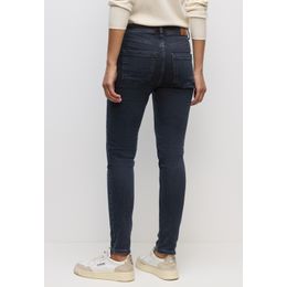 Slim-fit-Jeans Street One, Damen, Gr. 27, Länge 30, blau schwarz washed, Jeans, 99% Baumwolle, 1% Elasthan, unifarben, lang, Jeans, 5-Pocket-Style