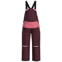 Schneehose Jack Wolfskin "ACTAMIC 2L INS BIB K", Mädchen, Gr. 128, Normalgrößen, lila (boysenberry), 1. OBERSTOFF 100% POLYESTER, 2. OBERSTOFF 100% POLYAMID FUTTER 100% POLYESTER FÜLLUNG 100% POLYESTER, Hosen