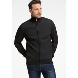 JACK'S INN 54 Cardigan JACK&rsquo;S "JACK'S Cardigan", Herren, Gr. L, schwarz, Obermaterial: 70% Baumwolle, 30% Polyester, Strickjacken