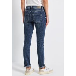 Comfort-fit-Jeans Street One, Damen, Gr. 32, L&auml;nge 30, indigo heavy washed, Jeans, 89% Baumwolle, 8% Polyester, 3% Elasthan, unifarben, lang, Jeans, Middle Waist