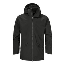 Schöffel SCHÖFFEL Herren Parka "Ins Parka Style Malkay MNS"schwarz, Gr. 52, Obermaterial: 100% Polyester. Futter: 100% Polyester. Wattierung: 100% Polyester,