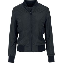 Urban Classics Ladies Light Bomber Jacket &Uuml;bergangsjacke schwarz in S TB1217 black