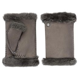 Roeckl Lederhandschuhe 'WINNIPEG' Damen Gr&ouml;&szlig;e M grau / anthrazit / rauchgrau / dunkelgrau