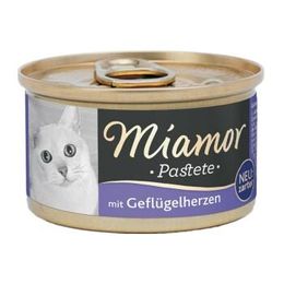 Miamor Pastete Gefl&uuml;gelherzen 48x85 g