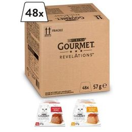 GOURMET REVELATIONS Mousse in Sauce 48x57g Huhn und Rind
