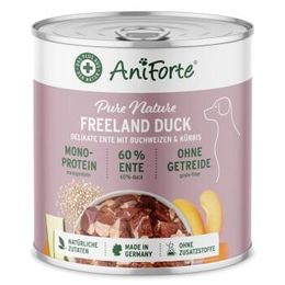 AniForte Nassfutter Ente Freeland Duck 6x800 g