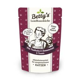 Betty's Landhausk&uuml;che Frischebeutel mit Truthahn 12 x 100g f&uuml;r Katze
