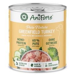 AniForte Nassfutter GreenfieldTurkey Pute 6x800 g