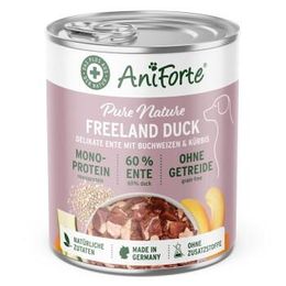 AniForte Nassfutter Ente Freeland Duck 6x400 g