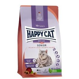Happy Cat Trockenfutter Katze Senior, Atlantik-Lachs 4 kg