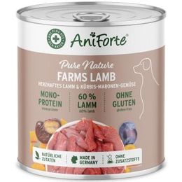 AniForte Nassfutter FarmsLamb Lamm 6x800 g
