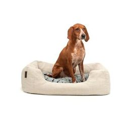 Lionto Hundebett mit Wendekissen meliert M