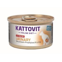 Kattovit Feline Diet Nassfutter Katze Urinary Adult Kalb 48x85 g