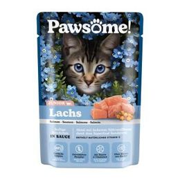 Pawsome Nassfutter Kitten, Lachs 28x85 g