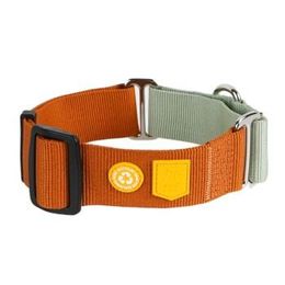 Woolly Wolf Halsband Color Block Martingale Terracotta Mix M