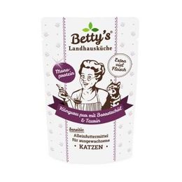 Betty's Landhausk&uuml;che Frischebeutel K&auml;nguru Pur mit Borretsch&ouml;l 12x 100g f&uuml;r Katze