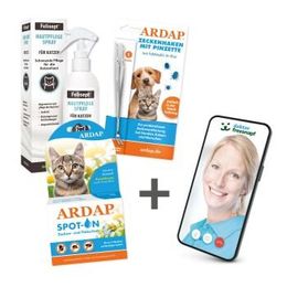 Ardap Dr. Fressnapf Floh- und Zeckenschutz-Paket f&uuml;r Katzen S
