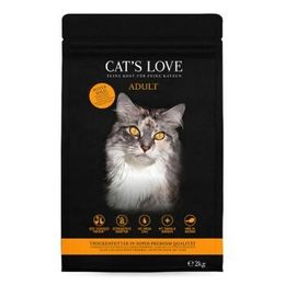 CAT'S LOVE trocken Adult Pute und Wild 2 kg