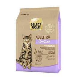 SELECT GOLD Sterilised Adult Gefl&uuml;gel und Reis 2,5 kg