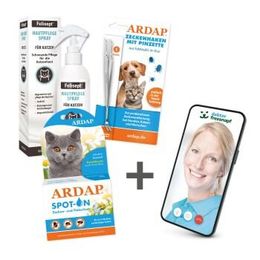 Ardap Dr. Fressnapf Floh- und Zeckenschutz-Paket f&uuml;r Katzen M