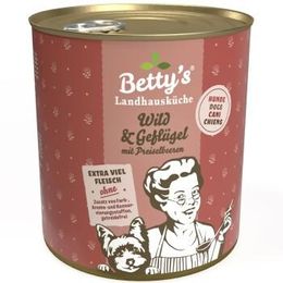 Betty's Landhausk&uuml;che Wild & Gefl&uuml;gel 6x800 g