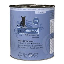 Catz Finefood Nassfutter Katze Classic Adult No. 17 Gefl&uuml;gel und Garnele 6x800 g