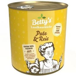 Betty's Landhausk&uuml;che Pute & Reis 6x800 g