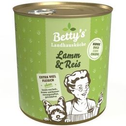 Betty's Landhausk&uuml;che Lamm & Reis 6x800 g