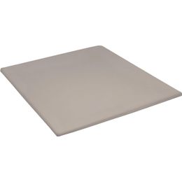 Spannbettlaken Cinderella "Sundays Satin", grau (taupe), B:160cm L:200cm, Satin, Obermaterial: 100% Baumwolle, Bettlaken, für Topper bis 15 cm Höhe