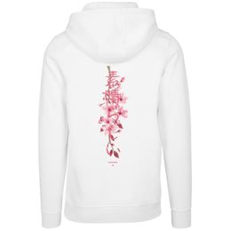 Kapuzenpullover F4NT4STIC "Cherry Blossom", Damen, Gr. L, weiß, Obermaterial: 65% Baumwolle, 35% Polyester, relaxed fit, Pullover, Hoodie, Warm, Bequem