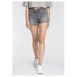 Levi's Shorts LEVI'S "501 Original Short", Damen, Gr. 26, N-Gr, schwarz (hit the road bb shor), Denim/Jeans, Obermaterial: 99% Baumwolle, 1% Elasthan, Casual, figurbetont kurz, Hosen, Sommerhose 501 Collection
