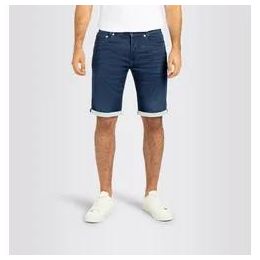 Jeansbermudas MAC "Jogn Bermuda", Herren, Gr. 31, N-Gr, blau (schwarz indigo authentic use), Denim/Jeans, Obermaterial: 99% Baumwolle, 1% Elasthan, knielang, Jeans, Sommerhose