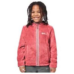 Fleecejacke Jack Wolfskin "NEPALI JACKET K", Kinder, Gr. 140, sunsetcoral, Oberstoff: 100% POLYESTER; Kontrastmaterial 1: 100% POLYESTER; Futter 1: 100% POLYESTER, Jacken
